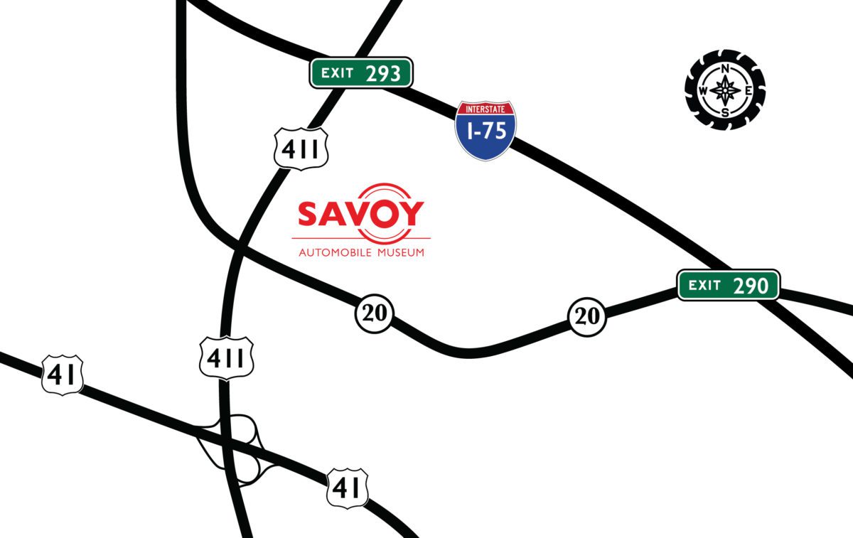Map to Savoy Automobile Museum | Savoy Automobile Museum